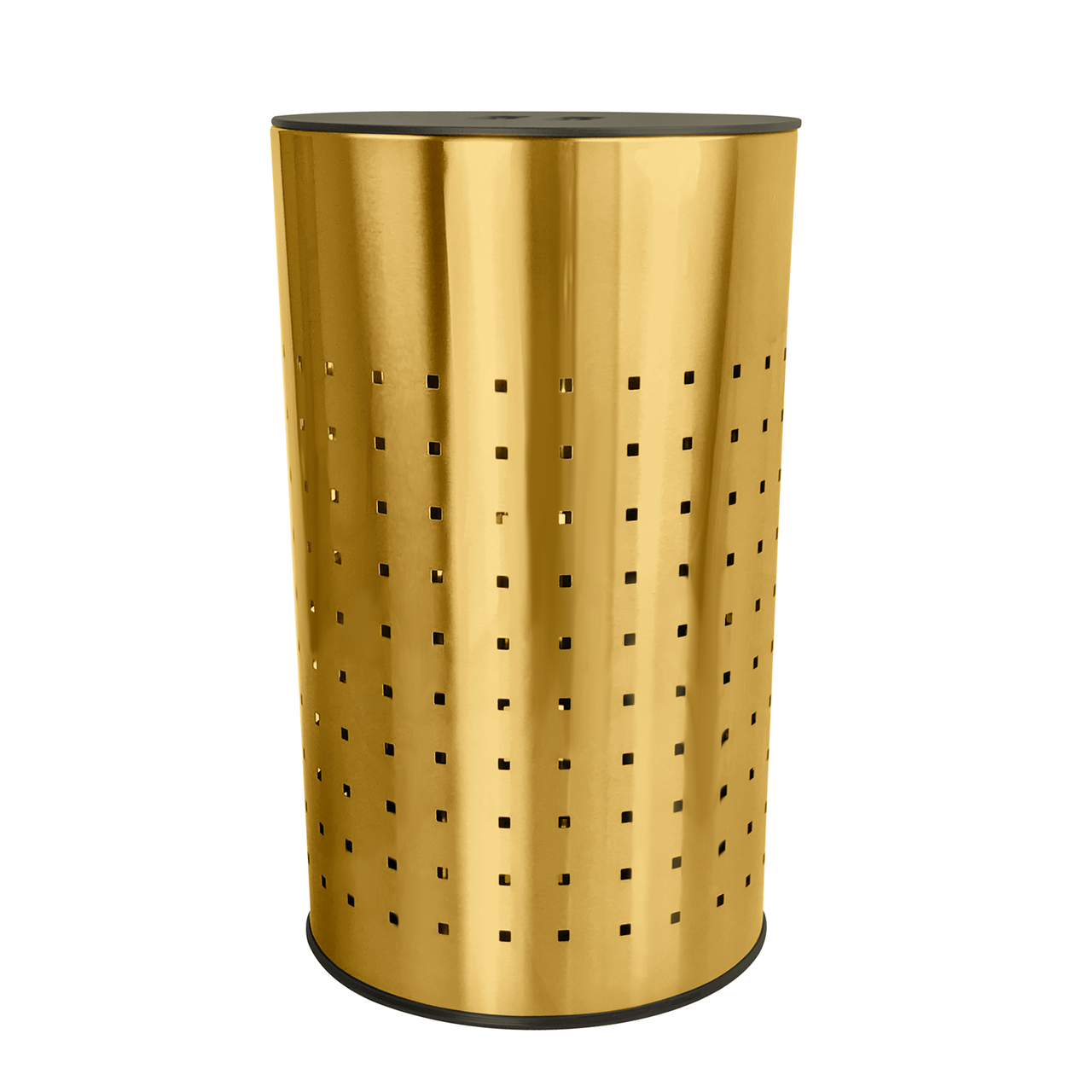 Krugg PG50L Brushed Gold Laundry Bin & Hamper | 50L Ventilated ...