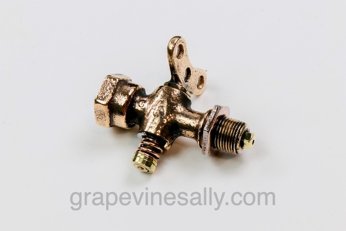 Vintage Stove 1920's-1930's Brass Vintage Stove Burner Valve w/ Brass ...