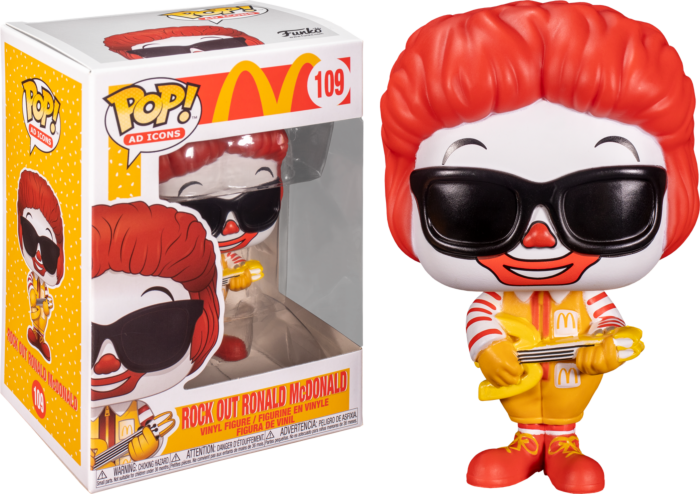 Mcdonalds Rock Out Ronald Mcdonald Pop Vinyl Figure