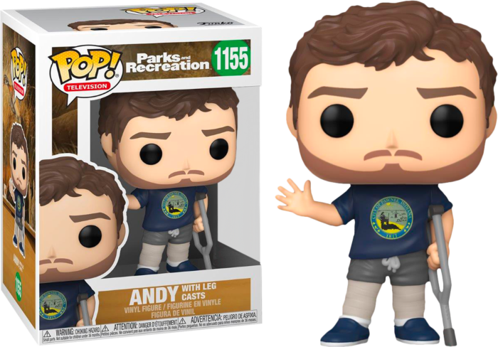 Parks and Recreation - Andy Dwyer with Leg Casts Pop! Vinyl Figure