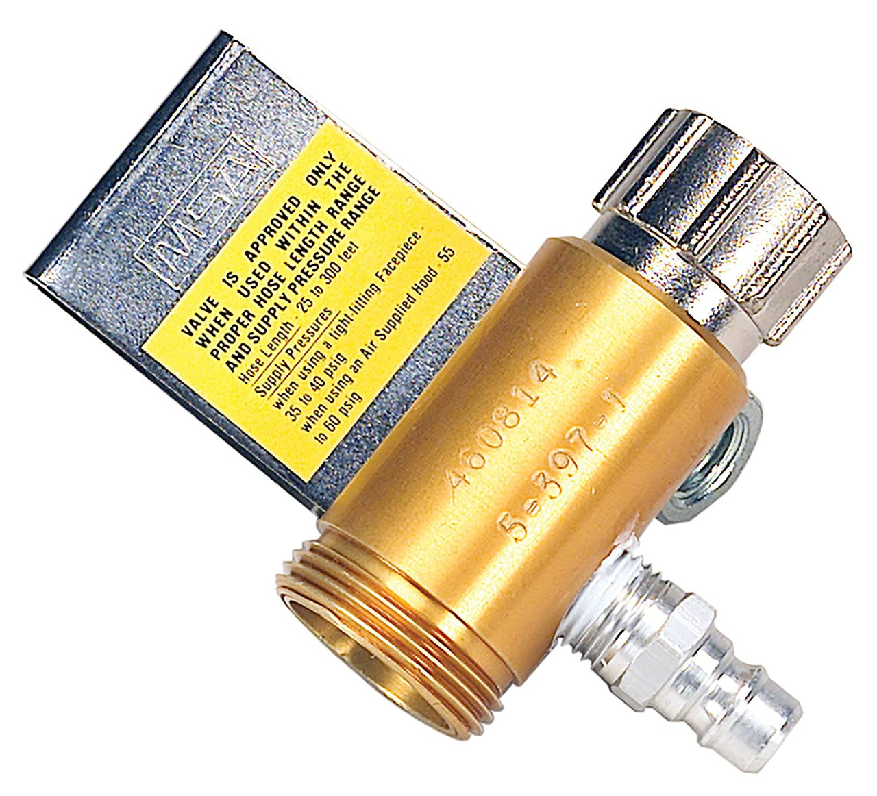 MSA 460814 Valve Assy,Control,Adj,Hp,Snaptite Al|TestEquipmentUSA