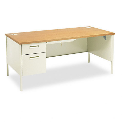 HON Metro Classic Series Desk with Pedestal on Left - P3266L Free Shipping!