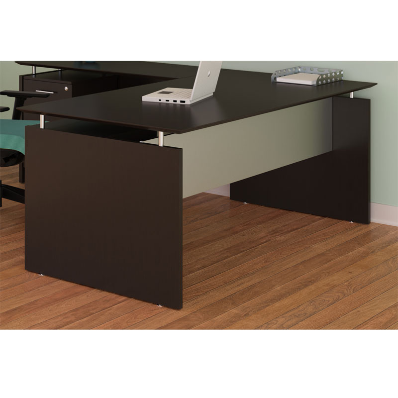 Mayline MNDS72-LDC Medina Laminate 72" Executive Desk Straight Free ...