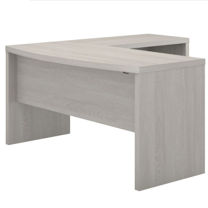 Bush Echo Bow Front Desk with 36" Return 60" ECH025GS Free Shipping!