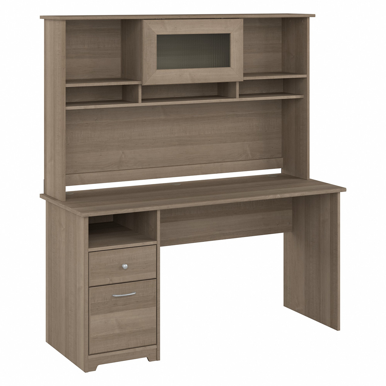 Bush Furniture 60W Computer Desk with Hutch - CAB042AG Free Shipping!