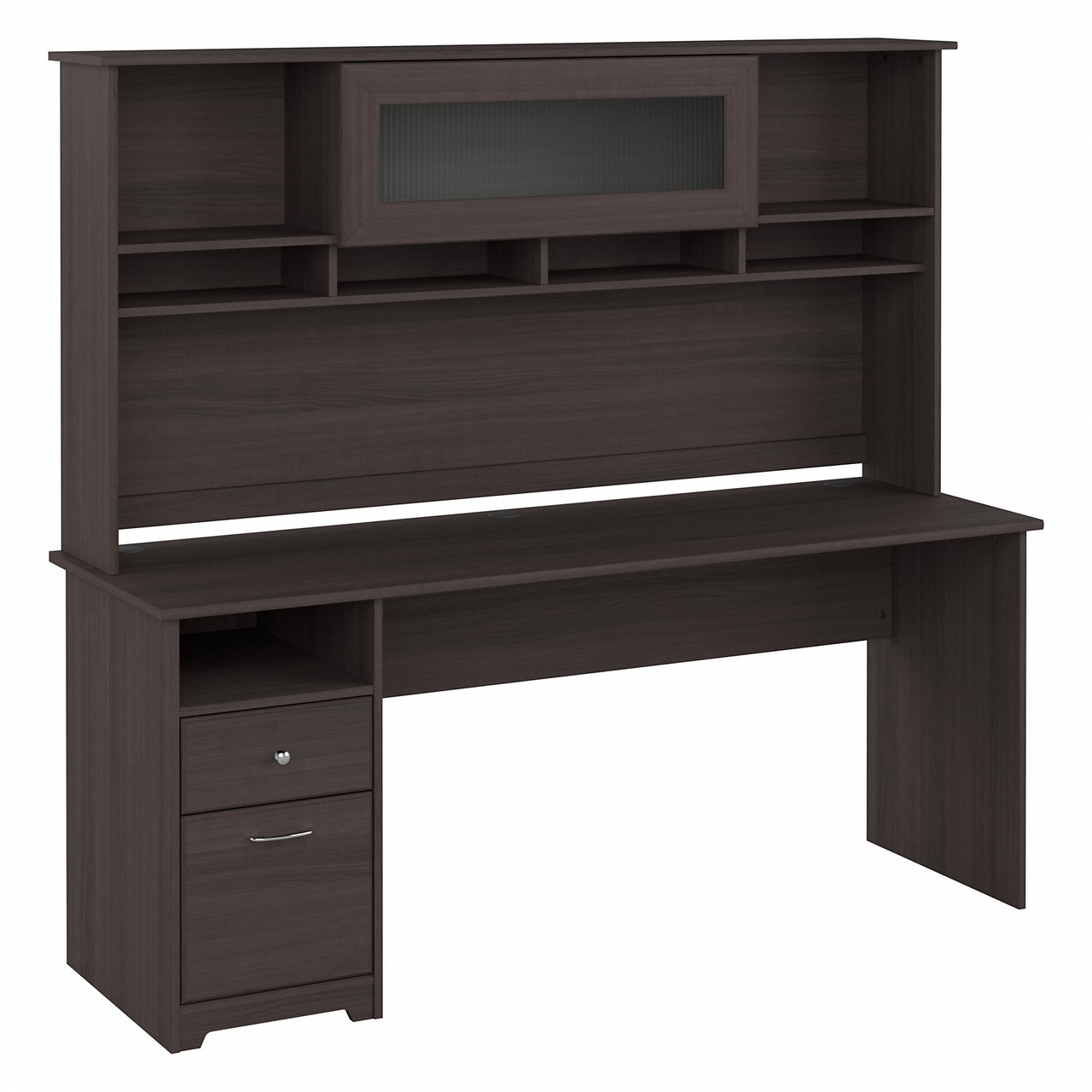 Bush Furniture 72W Computer Desk with Hutch - CAB049HRG Free Shipping!