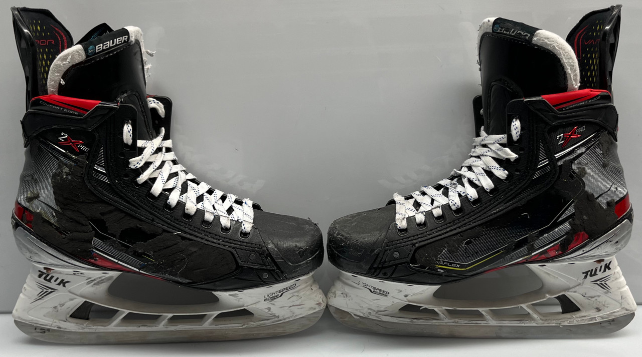 BAUER VAPOR 2X PRO CUSTOM PRO STOCK ICE HOCKEY SKATES 8D NHL USED DK s Hockey Shop