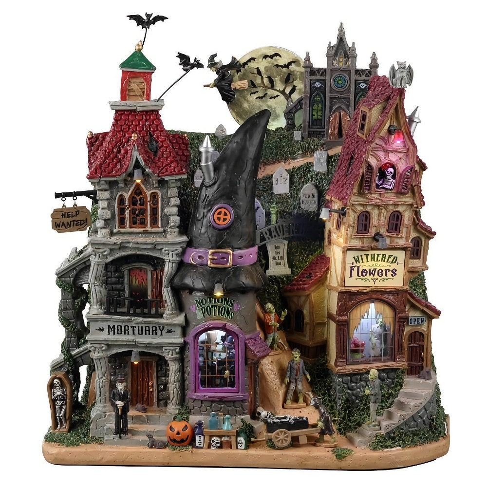 Lemax Spookytown Raven Hill - 29.5cm - Witches of Halloween
