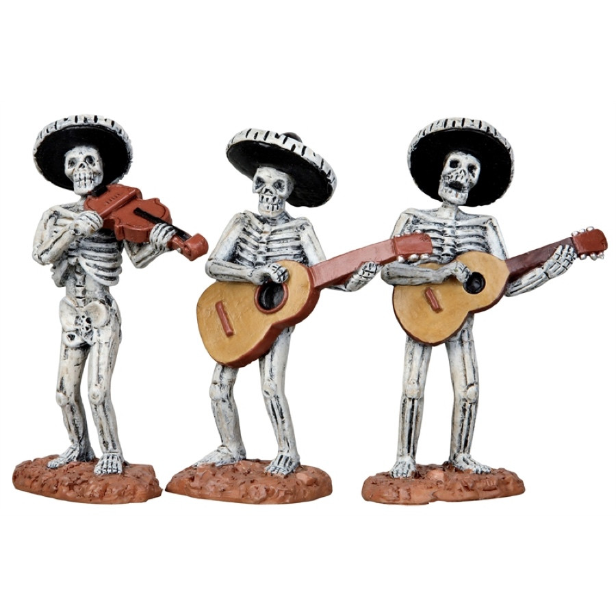 Lemax Skeleton Mariachi Band - Witches of Halloween