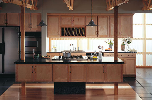 Parchment With Maple Kitchen Cabinet Stain Merillat Classic® Portrait