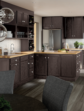 Merillat Classic® Marlin Maple in Basalt Cabinets