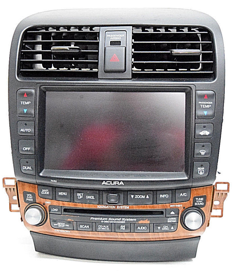 04 05 06 07 08 ACURA TSX RADIO NAVIGATION 6 DISC CD PLAYER CLIMATE ...