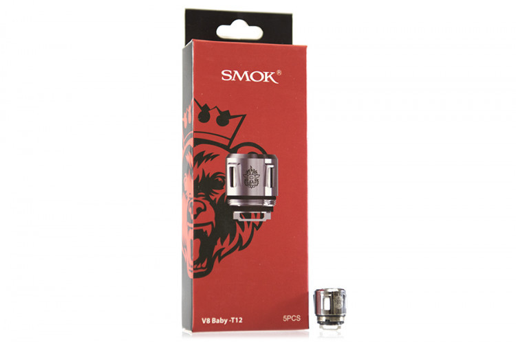 Smok - V8 Baby-T12 (5 Pack) Baby Beast Replacement Coils - Inline Vape LLC