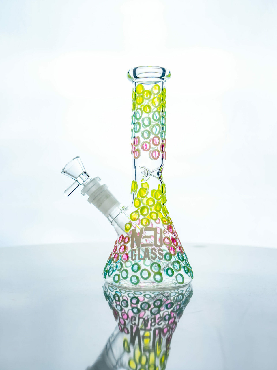 Buy NEU Concentrate Rig Beaker UV Glow in the Dark 8″ Blue Orange ...