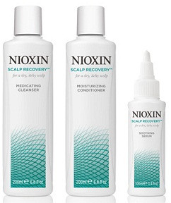 Nioxin Scalp Recovery Soothing Serum Shampoo Conditioner Kit