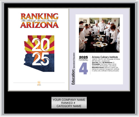 2024 #1 in Arizona: Ranking Arizona Plaques for Top-Ranked Businesses
