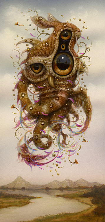 Original Artwork "Beast Angel" (SOLD) - Naoto Hattori Online Store