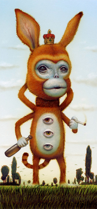 Limited Edition Print "Rabbit Monkey" (SOLD OUT) - Naoto Hattori Online ...
