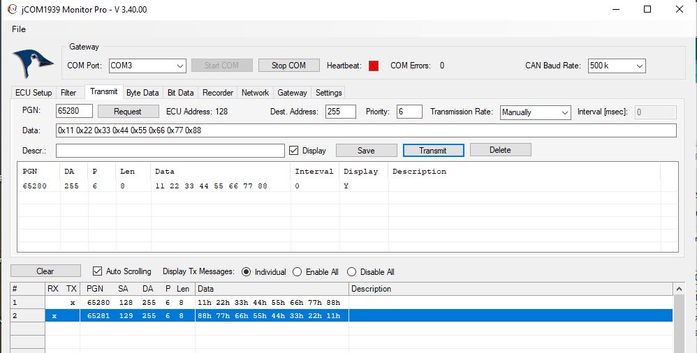 SAE J1939 250k/500k Baudrate Converter Using Arduino Due With Dual CAN ...