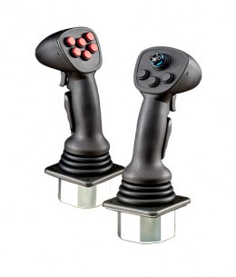 SAE J1939 Joystick With Multi-Axis Hand Grip Controller For Off-Road ...