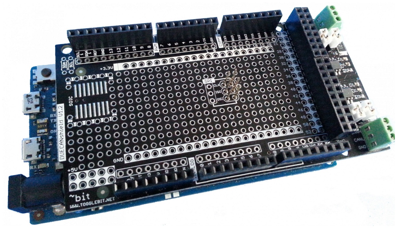 ODB2 and CAN Acquisition Libraries for Arduino DUE CAN Shield