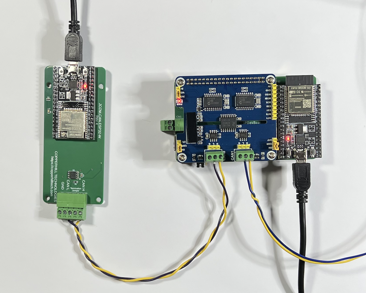 ESP32 Isolated CAN Bus Repeater And Baud Rate Converter Copperhill ESP32 Isolated CAN Bus Repeater And Baud Rate Converter Copperhill