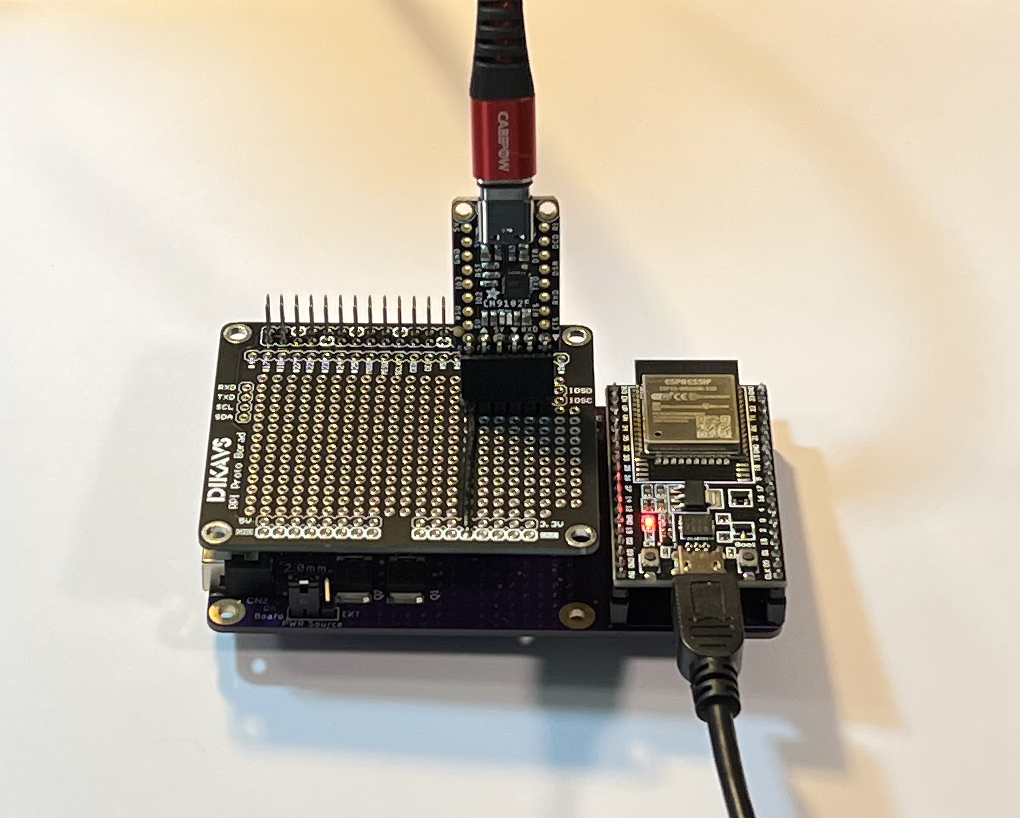 espBerry Project: ESP32 with CH9102F USB-UART Chip - Copperhill