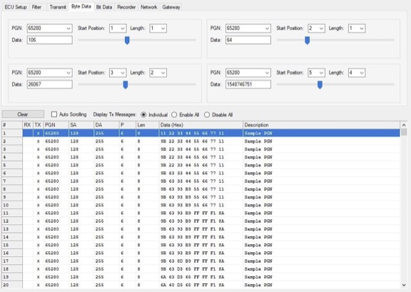 SAE J1939: Simulation of Analog and Digital Signals with the JCOM1939 Monitor Software - Copperhill