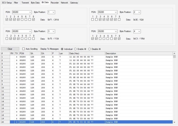 SAE J1939: Simulation of Analog and Digital Signals with the JCOM1939 Monitor Software - Copperhill