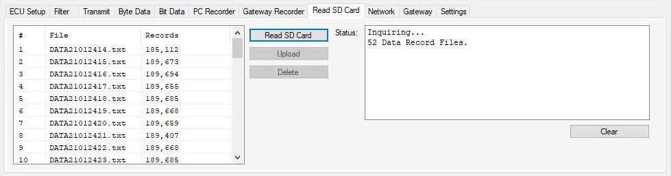 Sae J1939 Data Recorder Programming And Data Retrieval Copperhill