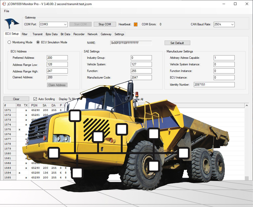 Sae J1939 Data Recorder Programming And Data Retrieval Copperhill