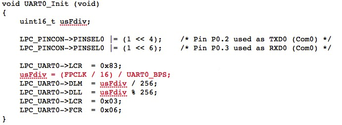 Arm Cortex Processors Uart Programming Problem At Baud Rates Higher