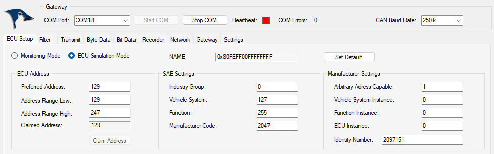 Sae J1939 250k500k Baudrate Converter With Arduino Due Copperhill