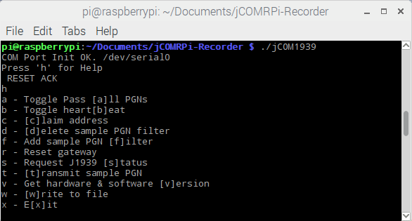 Sae J1939 Data Stream Recording With Raspberry Pi Copperhill