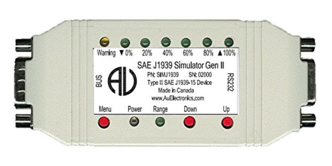ECU Simulator Generates Eleven Most Frequently Used SAE J1939 Signals ...