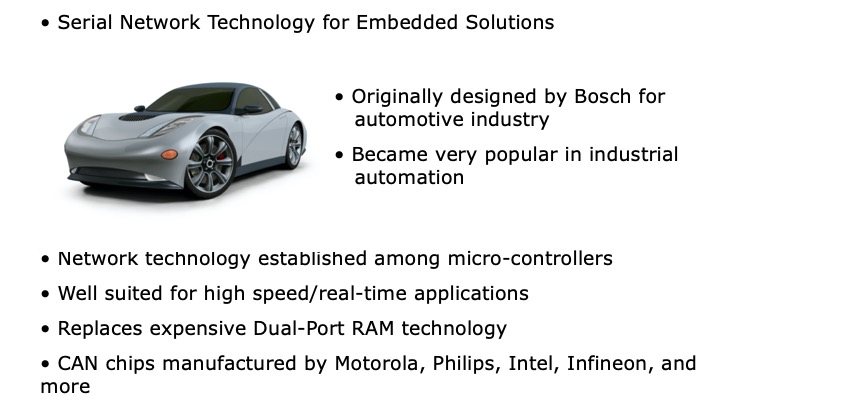 Quick Reference: Controller Area Network - CAN Bus - Versus Industrial ...