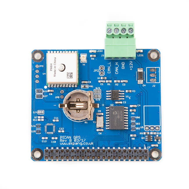 PiCAN with GPS CAN-Bus Board for Raspberry Pi 3