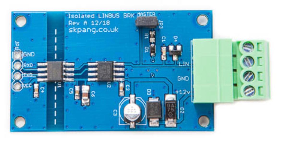 Isolated Lin Bus Breakout Board Copperhill