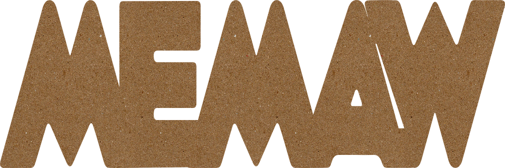 Memaw - Chipboard Word - 2 1/2" x 7 1/2" - Want2Scrap
