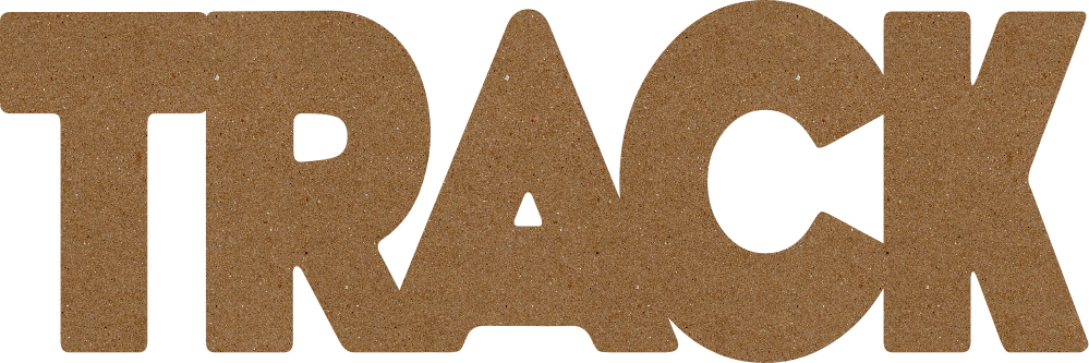 Track - Chipboard Word - 2 1/2" x 7 1/2" - Want2Scrap