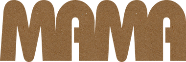 Mama - Chipboard Word - 7 1/2" x 2 1/2" - Want2Scrap