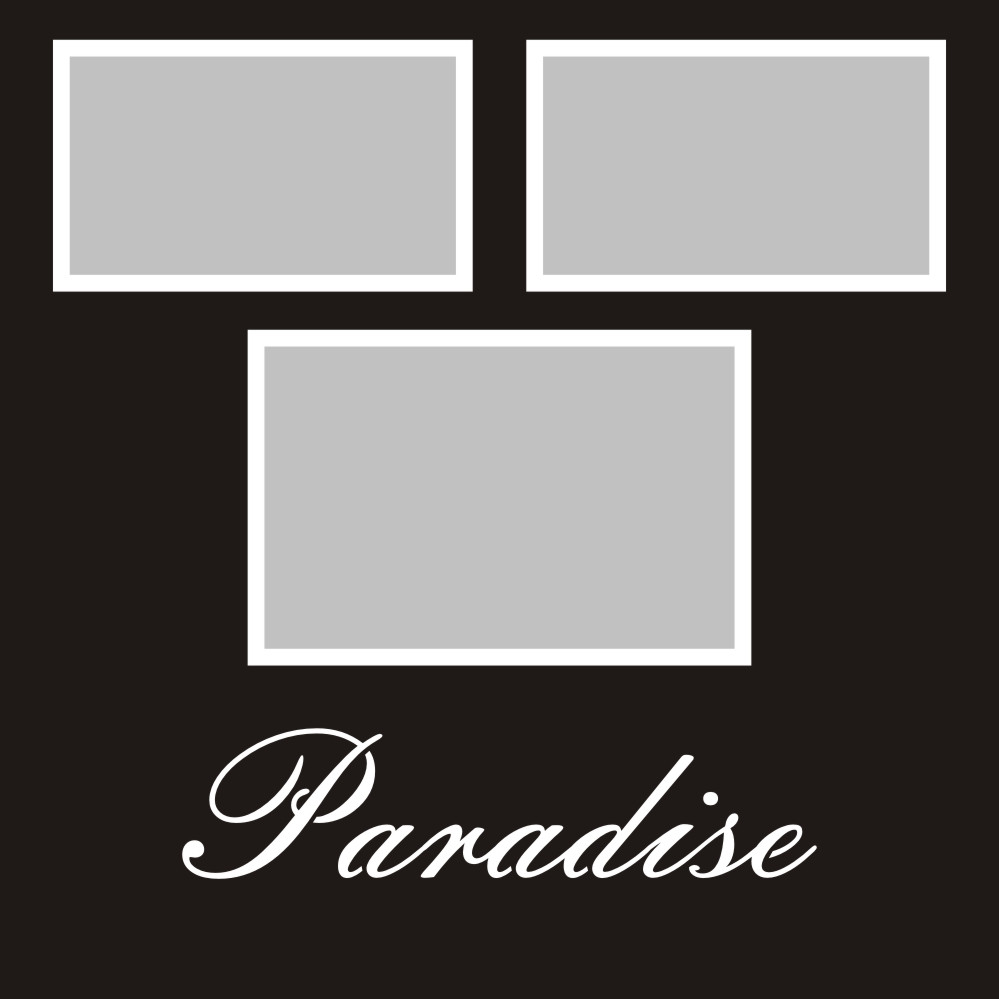 Paradise - 12x12 Overlay - Want2Scrap