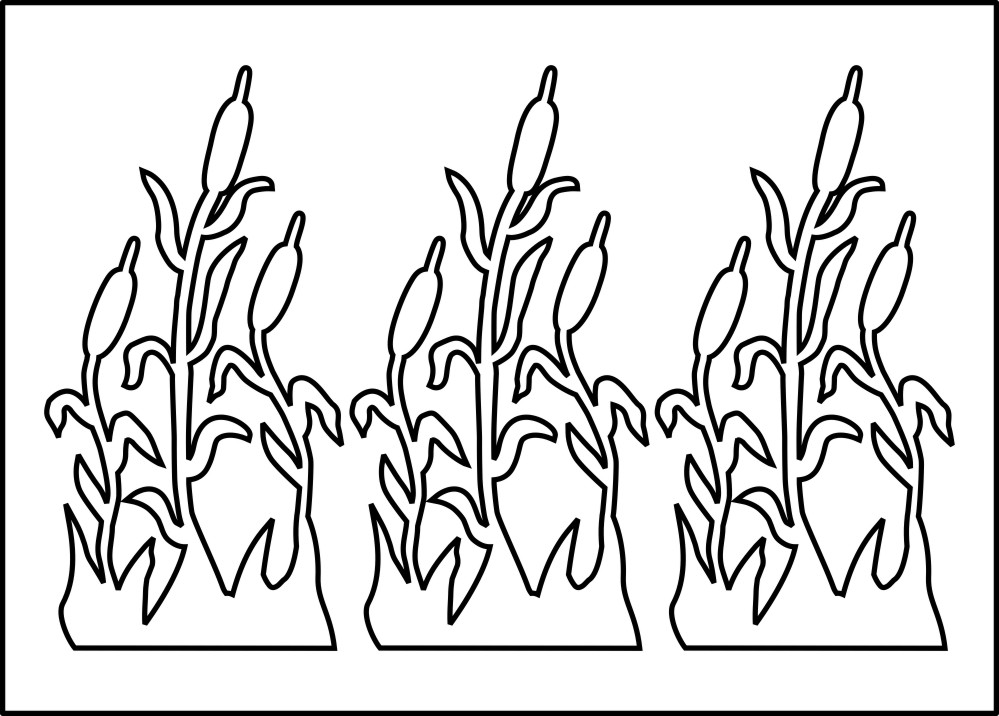 Cattails Stencil by Want2Scrap - Want2Scrap