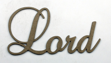 Lord - Fancy Chipboard Word - Want2Scrap