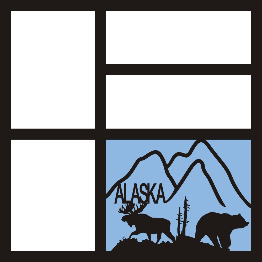 Alaska - 12x12 Overlay - Want2Scrap