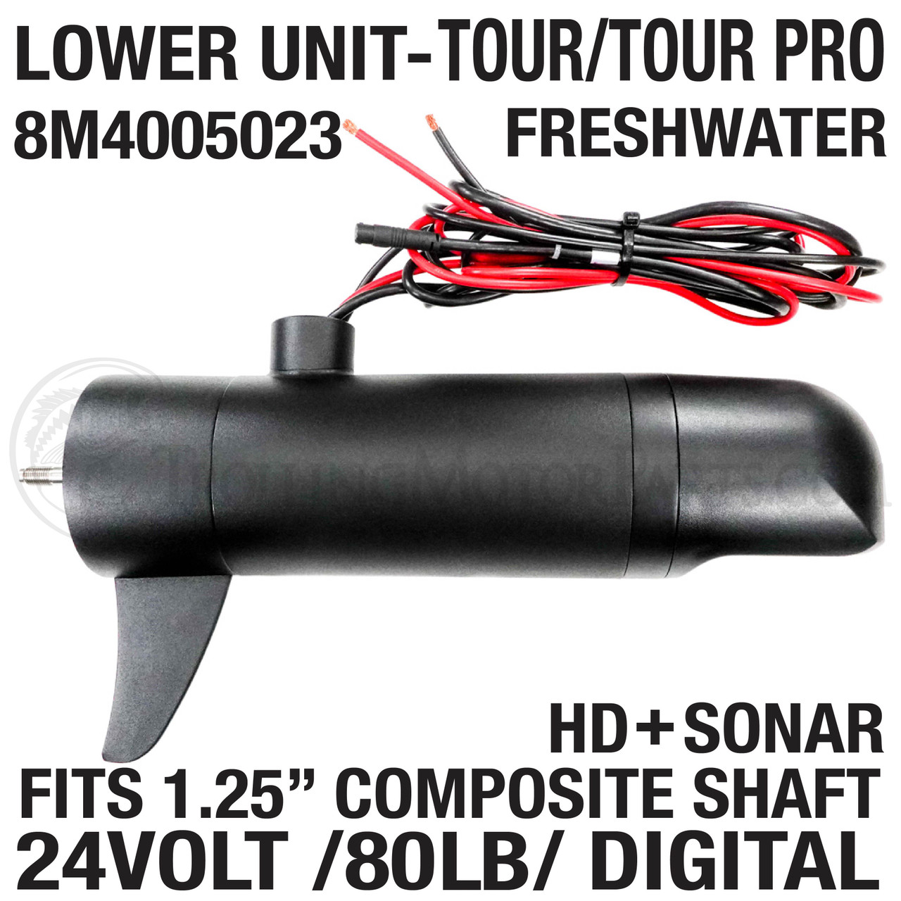 Motor Guide Lower Unit w/ HD+ Sonar (80#) (Tour Pro) (1.25 ...