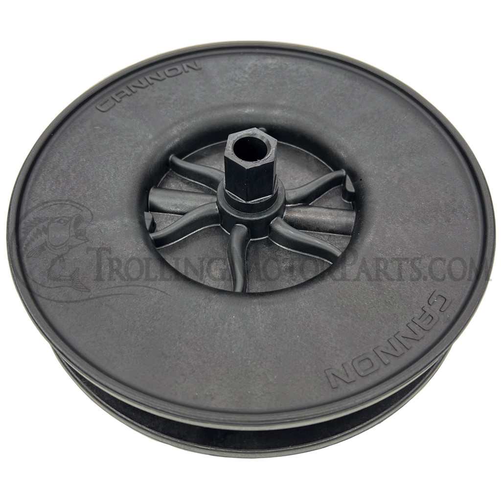 Cannon Downrigger Spool Reel Assembly (Black) - 3777927