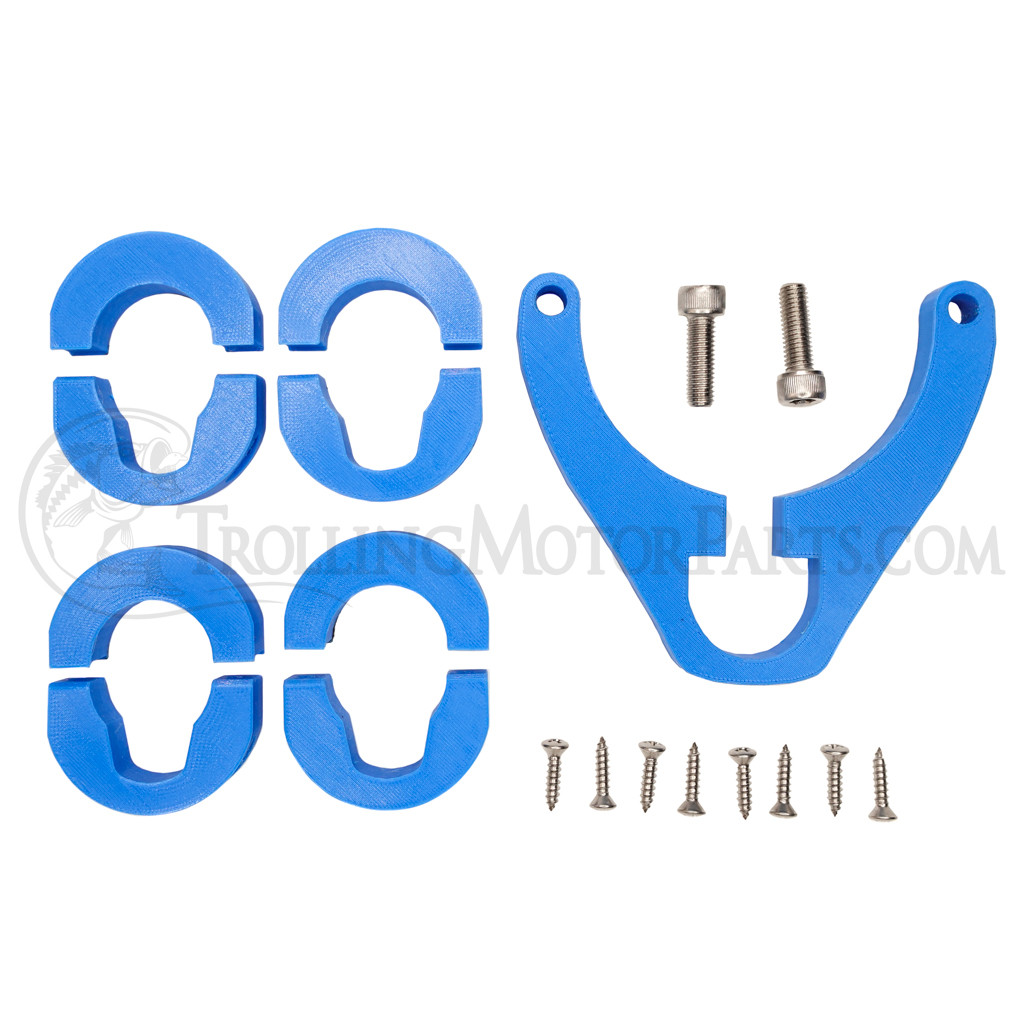 Lowrance Ghost Cable Management Kit (Blue) - Trollingmotorparts.com