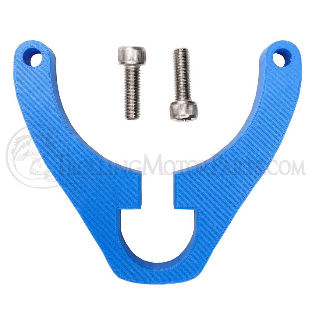 Lowrance Ghost Bow Guard Cable Keeper (Blue) - Trollingmotorparts.com