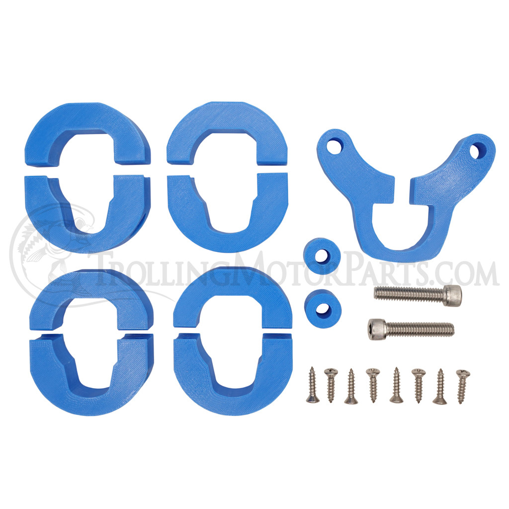 Minn Kota Ultrex Quest Cable Management Kit (Blue) - Trollingmotorparts.com